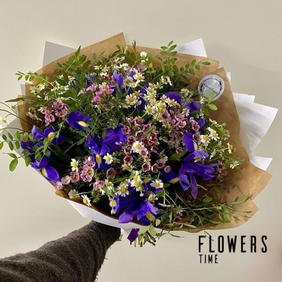 Lauko gėlių puokštė | Flowerstime.lt - gėlių pristatymas Vilniuje