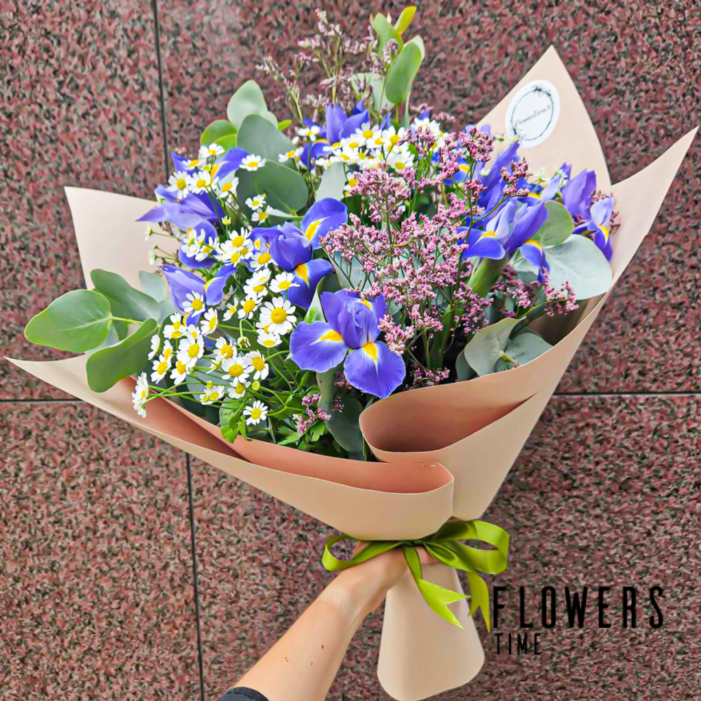 Lauko gėlių puokštė | Flowerstime.lt - gėlių pristatymas Vilniuje